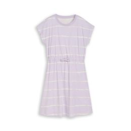 Tom Tailor M&auml;dchen Mini-Kleid mit Streifenmuster, lila, Farbverlauf, Gr. 140