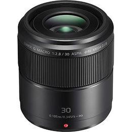 Panasonic Lumix G MACRO 30 mm F2.8 ASPH. O.I.S. 46 mm Filtergewinde (Micro Four Thirds Anschluss) schwarz