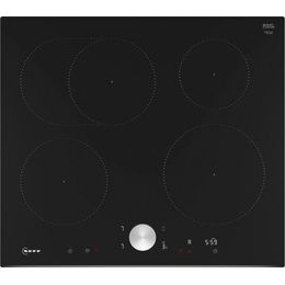Neff Induktions-Kochfeld "T56FTF1L0", schwarz, B:59,2cm H:5,1cm T:52,2cm, Kochfelder, mit intuitiver Twist Pad Bedienung