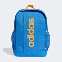 Rucksack adidas Performance "KIDS LINEAR", blau (ray blau, pure tangerine), Rucks&auml;cke, Kinder, Obermaterial: 100% Polyester, Rucksack