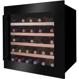 Amica Einbauweink&uuml;hlschrank "WK 341 210 S", Energieeffizienz: G (A-G), schwarz, B:59cm H:59,5cm T:60,8cm, Weink&uuml;hlschr&auml;nke, LED-Beleuchtung