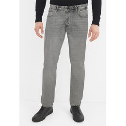Only & Sons Loose-fit-Jeans ONLY & SONS "ONSFADE LOOSE WB 6778 A14 DNM NOOS", Herren, Gr. 28, L&auml;nge 30, blau (medium grau denim), Denim/Jeans, Obermaterial: 100% Baumwolle, Abriebeffekte, loose fit, Jeans