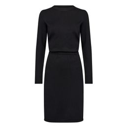 Midikleid Saint Tropez "Kleid MilaSZ", Damen, Gr. M, N-Gr, schwarz, Obermaterial: 70% Viskose LENZING ECOVERO CV LenzEcov. 30% Polyester PES., Kleider Midikleid