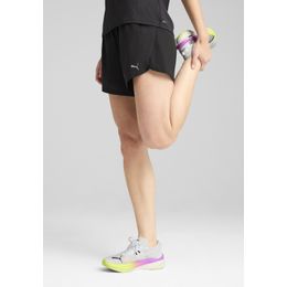 Laufshorts Puma "W RUN VELOCITY 5 SHORT", Damen, Gr. XS, N-Gr, Puma schwarz, Obermaterial: 88% Polyester, 12% Elasthan, unifarben, schmal kniefrei, Hosen, mit Innentaschen, DryCELL Technologie, atmungsaktiv