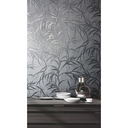 Vliestapete marburg "Fern", beige (greige), B:0,53m L:10,05m, Vlies, Tapeten, moderne Tapete f&uuml;r Wohnzimmer Schlafzimmer K&uuml;che