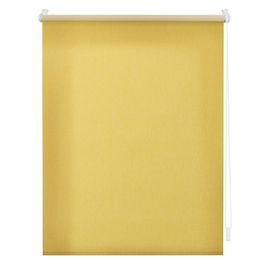 Rollo LICHTBLICK ORIGINAL "Klemmfix, ohne Bohren", wei&szlig; (gelb, wei&szlig;, wei&szlig;), B:120cm H:190cm, Polyester, Rollos, Thermofunktion, Lichtdurchl&auml;ssig, Klemmbar, Energiesparend