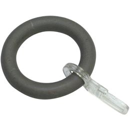 Sch&ouml;ner Wohnen Kollektion Gardinenring "f&uuml;r &Oslash; 25 mm", grau, 10 Stk., Holzwerkstoff, SCH&Ouml;NER WOHNEN-KOLLEKTION, Gardinenbefestigungen, Serie Gardinenstangen Set Mira &Oslash; 25 mm
