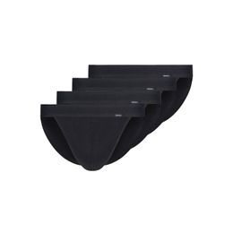 Slip Skiny "Slip 4er Pack", Herren, Gr. L, schwarz, Obermaterial: 100% Baumwolle CO., Unterhosen Slip