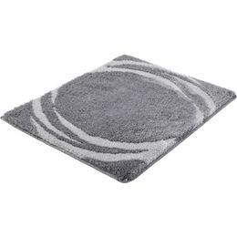 Badematte Kleine Wolke "&raquo;Mystic&laquo;, Badvorleger, Badezimmer Teppich", anthrazit, H:25mm, Polyacryl, Badematten, Badematte, Badteppich, modernes Design, Hoch-Tief Effekt, rechteckig & rund