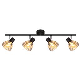 Globo LIGHTING Deckenstrahler "ZACHERY", schwarz matt, H: 19cm, 1 Stk., Leuchten, Spot Deckenspot Flur Schlafzimmer Wohnzimmer, Deckenstrahler