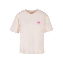 Kurzarmshirt MISS TEE "Miss Tee Damen Self Love Club Tee", Damen, Gr. XS, rosa (pink), 100% Baumwolle, unifarben, normal, Rundhals, Shirts