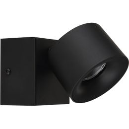 Globo LIGHTING LED Wandstrahler "RAE", schwarz (schwarz matt), 1, 1 Stk., Leuchten, Wandspot, Flur, Wohnzimmer, Arbeitszimmer, LED Wandstrahler