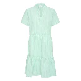 Midikleid Saint Tropez "Kleid ElmikoSZ", Damen, Gr. S, N-Gr, gr&uuml;n (pistachio gr&uuml;n wei&szlig; stripe), Obermaterial: 100% Baumwolle CO., Kleider Midikleid