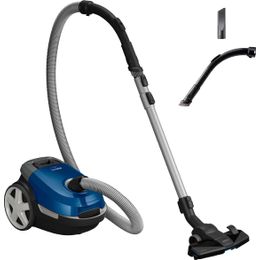 Philips Bodenstaubsauger "XD3110/09 3000 Series", blau (royalblau), B:28,2cm H:25,1cm T:40cm, Bodenstaubsauger, mit 3 l Fassungsverm&ouml;gen, Allergiefilter, und TriActive-D&uuml;se