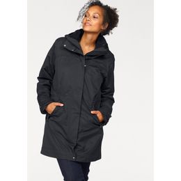 3-in-1-Funktionsmantel Maier Sports "Doppelmantel Damen", Damen, Gr. 50, schwarz, Obermaterial: 100% Polyester. Futter: 100% Polyester. Futter 2: 100% Polyamid. Wattierung: 100% Polyester, unifarben, hoch geschlossener Ausschnitt, mit Druckkn&ouml;pfen, M&auml;ntel, wasser- & winddicht, f&uuml;r den &Uuml;bergang & Winter, in gro&szlig;en Gr&ouml;&szlig;en