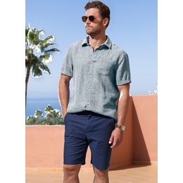 John Devin Herren Leinenhemd navy, Gr&ouml;&szlig;e L (41/42)