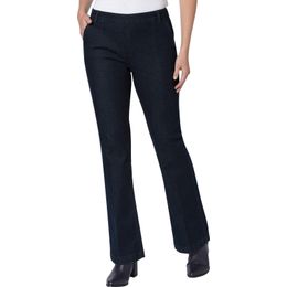 Damen Jeans mit seitlichen Rei&szlig;verschl&uuml;ssen dark blue, Gr&ouml;&szlig;e 44