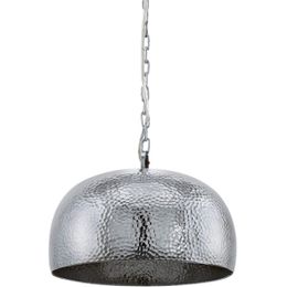 Eglo Pendelleuchte "DUMPHRY", grau (chromfarben), 1, &Oslash; 34cm H: 21,5cm, Leuchten, H&auml;ngeleuchte, H&auml;ngelampe, Pendelleuchte