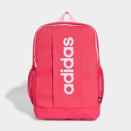 Rucksack adidas Performance "KIDS LINEAR", pink (power pink, clear pink), Rucks&auml;cke, Kinder, Obermaterial: 100% Polyester, Rucksack