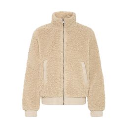 Wintermantel B.Young "Jacke BYANAMAJ", Damen, Gr. 38, beige (humus), Obermaterial: 100% Polyester PES., M&auml;ntel Wintermantel