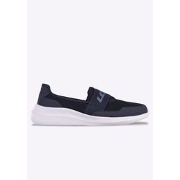 Slip-On Sneaker Lotto, Damen, Gr. 45, blau (navy, midblau), Synthetik, Textil, Schuhe, Slipper, Sommerschuhe
