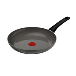 Bratpfanne Tefal "Renewal", grau, B:28,5cm H:7,7cm L:46,7cm &Oslash;:28cm, Pfannen, Bratpfanne, Keramikbeschichtung, 100% recycelter Aluminiumk&ouml;rper, Thermo-Signal