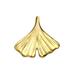 Kettenanh&auml;nger Vivance "Gold 585 Ginko-Motiv", gelb, Schmuckanh&auml;nger, Damen, one-size, Gold, 0,3 g, Kettenanh&auml;nger