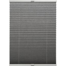 Sch&ouml;ner Wohnen Kollektion Plissee "Milla", grau, B:60cm H:130cm, Obermaterial: 100% Polyester, SCH&Ouml;NER WOHNEN-KOLLEKTION, Plissees, verschraubt, silberne oder wei&szlig;e Rollo-Technik