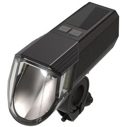 Fahrradbeleuchtung Prophete "LED-Akkuscheinwerfer, 100/75/50/25LUX", schwarz, Fahrradlampen