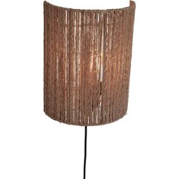GOOD & MOJO Wandleuchte "IGUAZU", braun, 1, &Oslash; 25cm H: 32cm, 1 Stk., Leuchten, Wandleuchte
