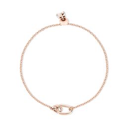Armband ECHTZEIT "Schmuck Geschenk Edelstahl Armkette Like Diamonds Tropfen", rosa (ros&eacute;goldfarben, kristallwei&szlig;, kristallwei&szlig;), Armb&auml;nder, Damen, 22cm, Edelstahl, Armband, mit Zirkonia (synth.)