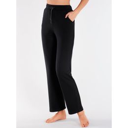 Plantier Damen Jogginganzug, Schwarz, Gr. 52/54, Jogginghosen, Material: Viskose
