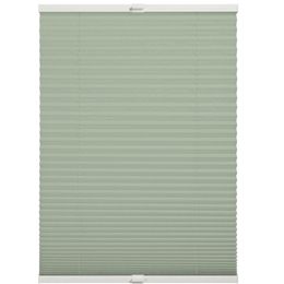 Sch&ouml;ner Wohnen Kollektion Plissee "Milla", gr&uuml;n, B:60cm H:130cm, Obermaterial: 100% Polyester, SCH&Ouml;NER WOHNEN-KOLLEKTION, Plissees, verschraubt, silberne oder wei&szlig;e Rollo-Technik