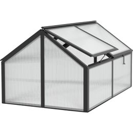 Fr&uuml;hbeet Vitavia "Zola", schwarz, B:89cm H:71,3cm T:124,3cm, Pflanzgef&auml;&szlig;e, BxTxH: 89x124x71 cm, HKP 4mm, schwarz