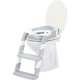 Toilettentrainer fillikid "Ben", Baby, grau (wei&szlig;, grau), Polypropylen (PP), T&ouml;pfchen