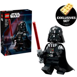 Konstruktionsspielsteine Lego "Gro&szlig;e Darth-Vader-Minifigur, 28 cm (75461), Lego Star Wars", schwarz, Spielbausteine, Kinder, Kunststoff, Made in Europe