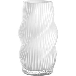 Dekovase Leonardo "GK/Vase VERDI", wei&szlig;, B:13cm H:22,5cm T:13cm, Glas, Vasen