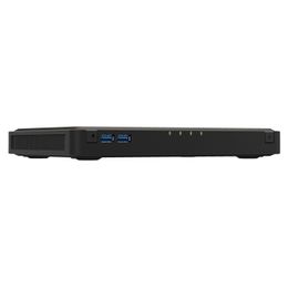 QNAP NAS-Server "TBS-464", schwarz (ohne farbbezeichnung), B:20,4cm H:9,5cm T:28,5cm, NAS-Server, NAS-Server