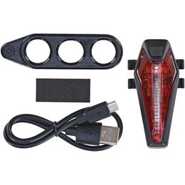 Fahrrad-R&uuml;cklicht Prophete "LED-Akkur&uuml;cklicht", schwarz, Fahrradlampen