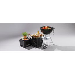 Holzkohlegrill Tepro "Kugelgrill Key West", schwarz, B:52cm H:80cm T:44cm, Grills, Grillfl&auml;che &Oslash;: 41,5 cm