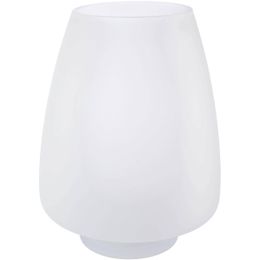 Tischvase OTTO HOME "Noema", wei&szlig;, H:21cm &Oslash;:27cm, Glas, Vasen, aus Glas, mit matter Farbgestaltung
