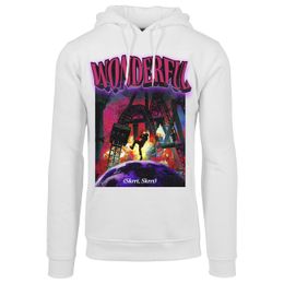 Hoodie MisterTee "MisterTee Herren Wonderful Hoody", Herren, Gr. M, wei&szlig;, 65% Baumwolle, 35% Polyester, unifarben, Sweatshirts Hoodie