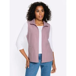 Fleeceweste Classic Basics, Damen, Gr. 54, mauve, 100% Polyester, Westen Fleeceweste