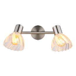 Globo LIGHTING Deckenstrahler "ZACHERY", nickel matt, H: 19cm, 1 Stk., Leuchten, Spot Deckenspot Flur Schlafzimmer Wohnzimmer, Deckenstrahler