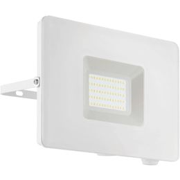 Eglo Wandleuchte "Faedo 3, Au&szlig;en-Strahler, Au&szlig;enleuchte, Wandstrahler, IP65, Lampe", wei&szlig;, 1, H: 14,5cm, 1 Stk., Leuchten, Wand-/Deckenleuchte - L20,5 x H14,5 x AL3 cm - wei&szlig; - 53W inkl., Wandleuchte