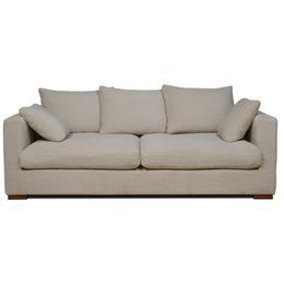 2-Sitzer Home Affaire "Coray", beige (sand), B:175cm H:80cm T:113cm, 100% Polyester, Sofas, extra weich und kuschelig, F&uuml;llung mit Federn und Daunen