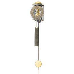 Pendelwanduhr AMS "H301", schwarz, Wanduhren, B/H/L: 14cm x 11cm x 25cm, Mechanische Uhr,Metallgeh&auml;use,Esszimmer,Wohnzimmer