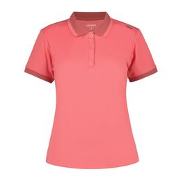 Poloshirt Icepeak "Icepeak Polo shirt Beverly", Damen, Gr. S, mandarine, Stoff, 100% Polyester, normal, Shirts