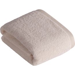 Saunatuch Vossen "High Line", beige (elfenbein), B:100cm L:150cm, Walkfrottee, Obermaterial: 100% Baumwolle, Handt&uuml;cher