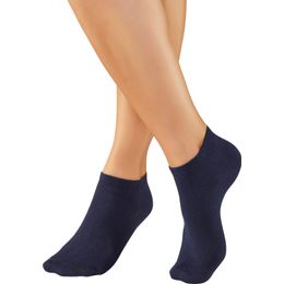 H.I.S. Damen Kurzsocken 5x schwarz, 5x marine Gr&ouml;&szlig;e 39/42